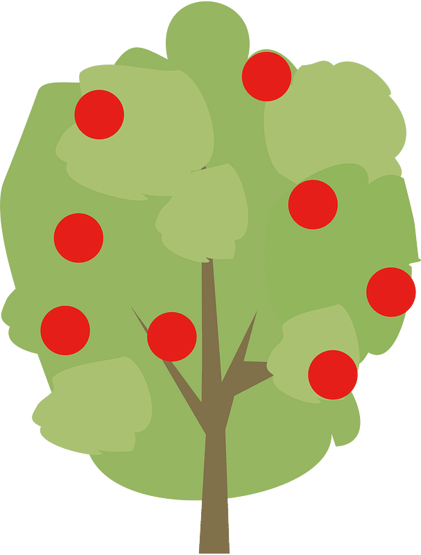Fruit tree - Free vector clipart images on creazilla.com