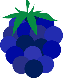 Cartoon Blue Raspberry