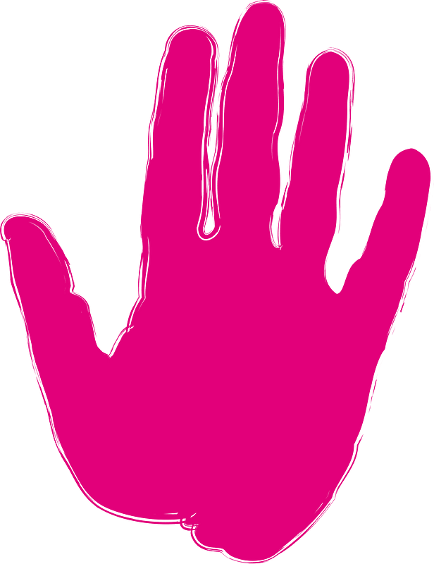 Handprint hand - Free vector clipart images on creazilla.com