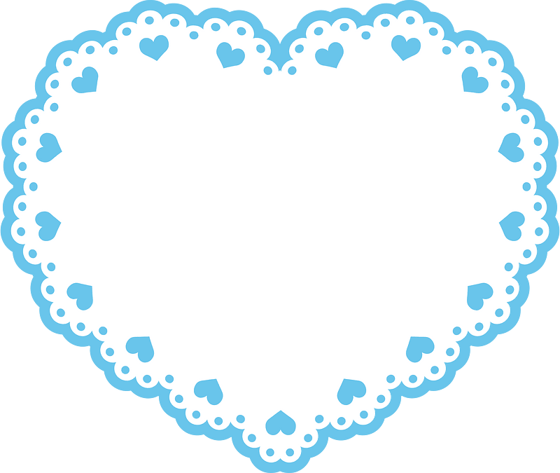 Light blue heart - Free vector clipart images on creazilla.com