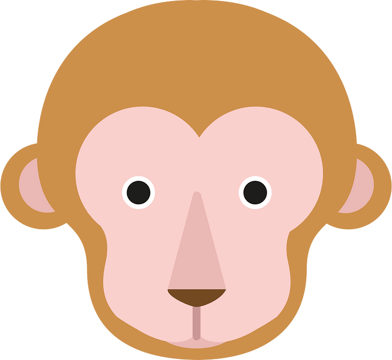 Cara de mono - Imágenes prediseñadas vectoriales gratuitas en creazilla.com