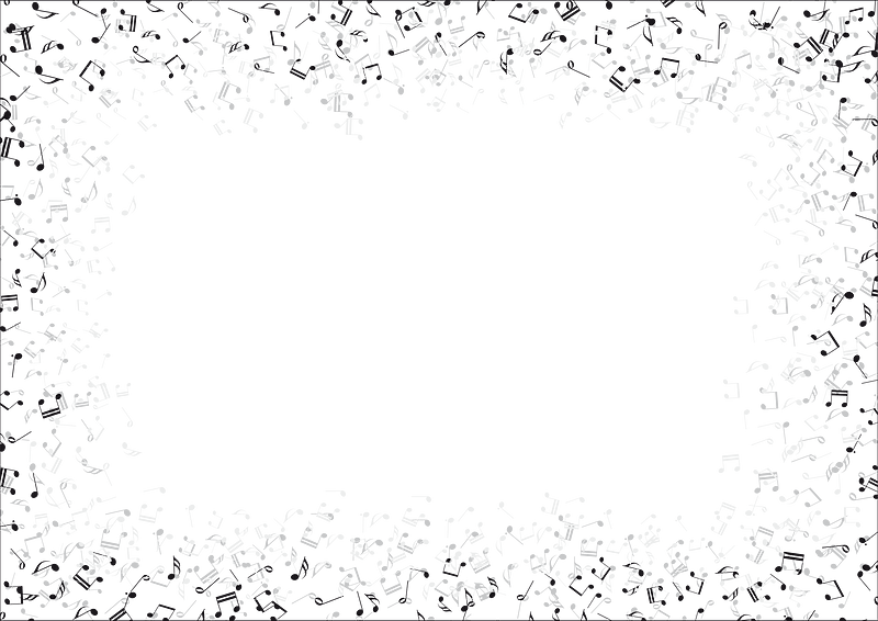 Musical notes frame clipart. Free download transparent .PNG | Creazilla