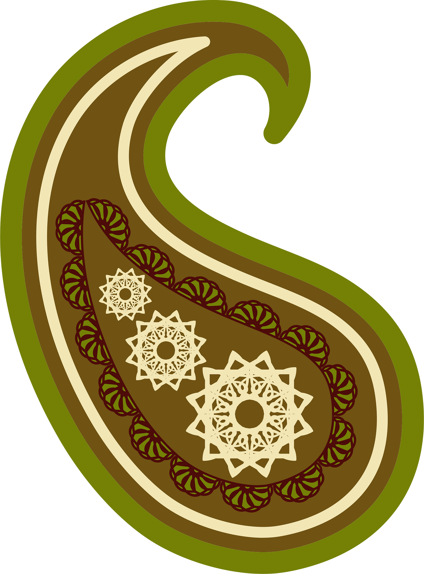 Paisley Design Clip Art