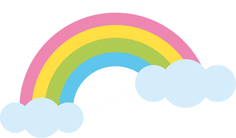 Rainbow clipart. Free download transparent .PNG | Creazilla