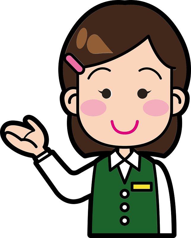 Happy Receptionist Clipart