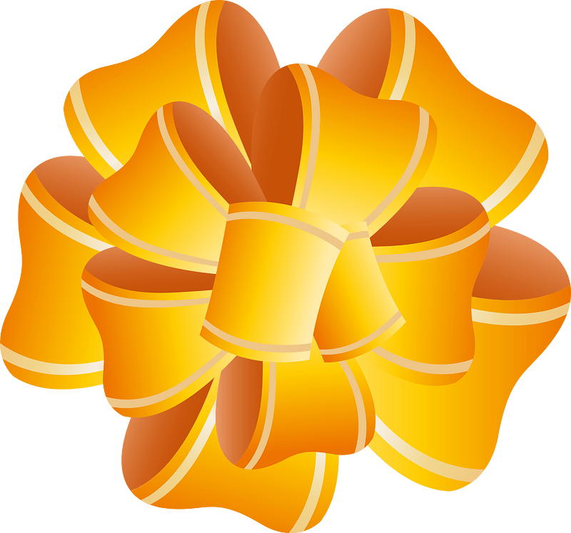 Ribbon flower - Free vector clipart images on creazilla.com