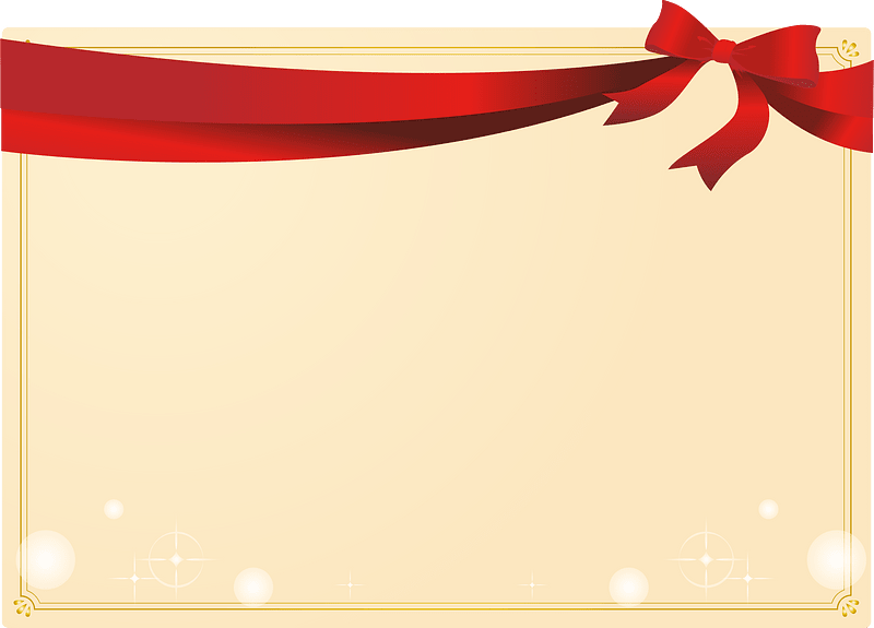 Ribbon message card - Free vector clipart images on creazilla.com