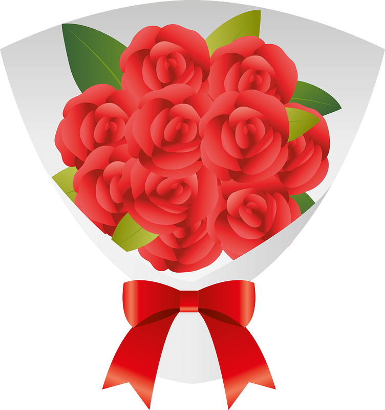 Rose Bouquet Clipart at Adela Sapp blog