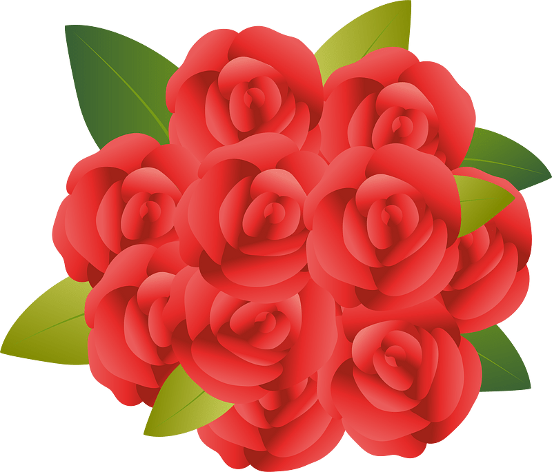 Rose Bouquet Clipart at Adela Sapp blog