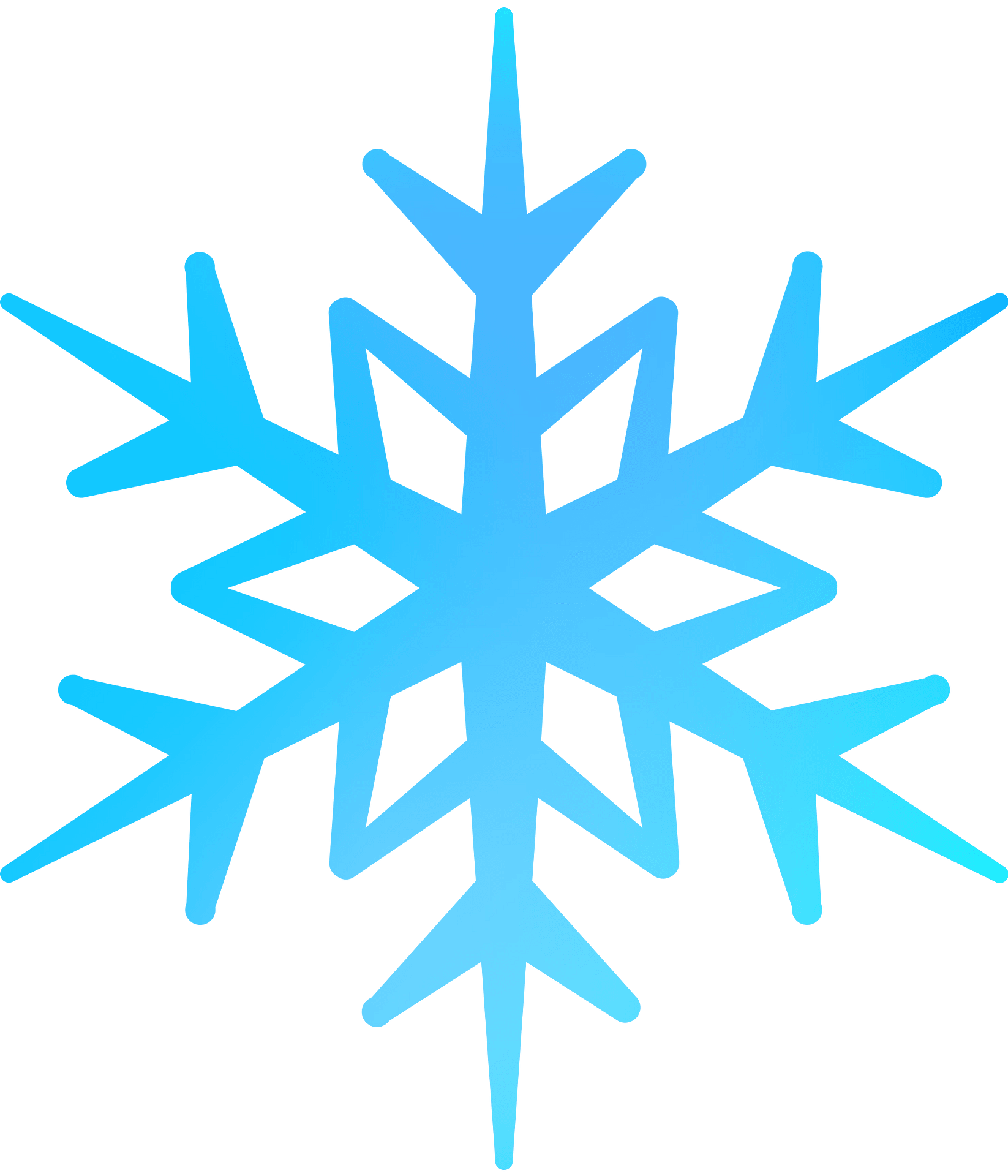 Animated Snowflake Clipart