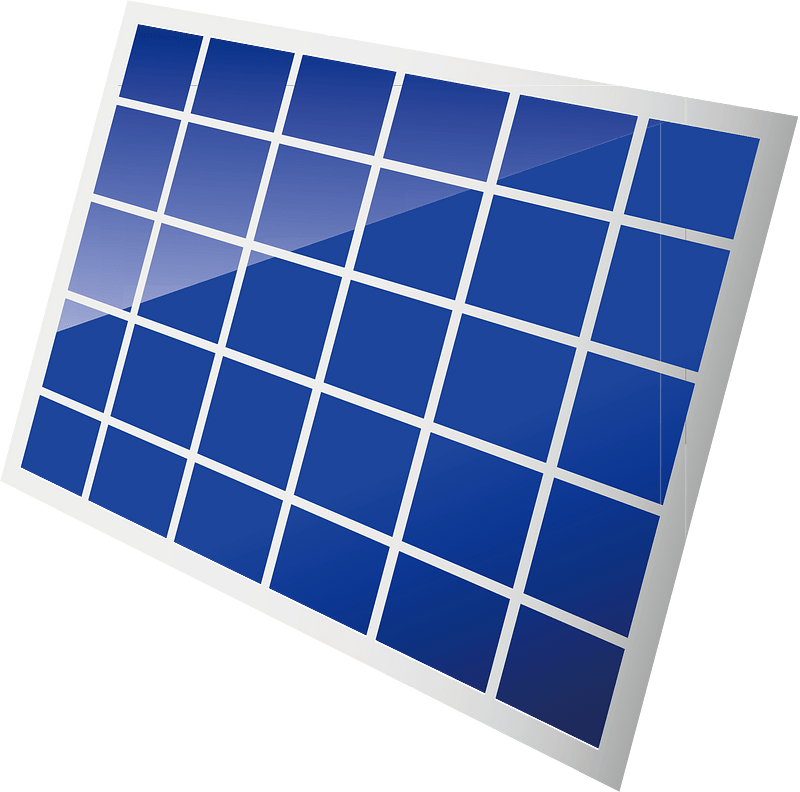 Solar panel clipart. Free download transparent .PNG | Creazilla