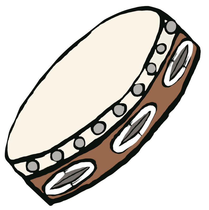 Tambourine clipart. Free download transparent .PNG | Creazilla