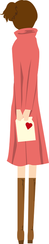 Valentines day girl clipart. Free download transparent .PNG | Creazilla
