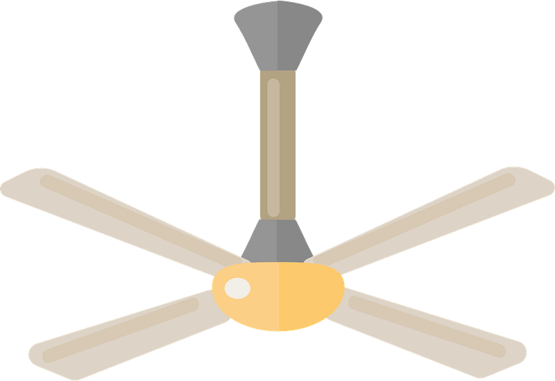 Ceiling fan - Free vector clipart images on creazilla.com