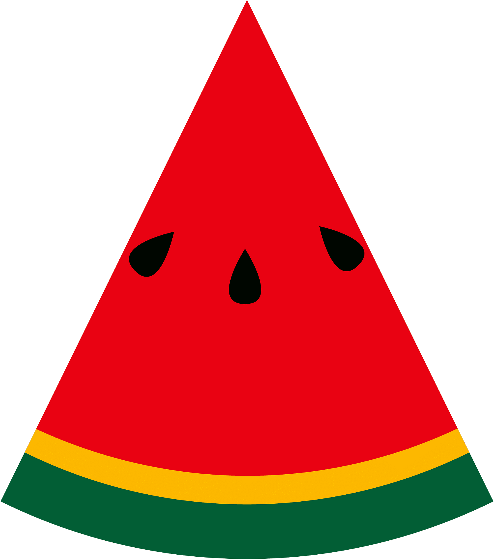 Watermelon Triangle Slice Clip Art