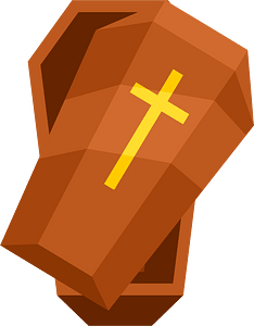 Open coffin clipart. Free download transparent .PNG | Creazilla