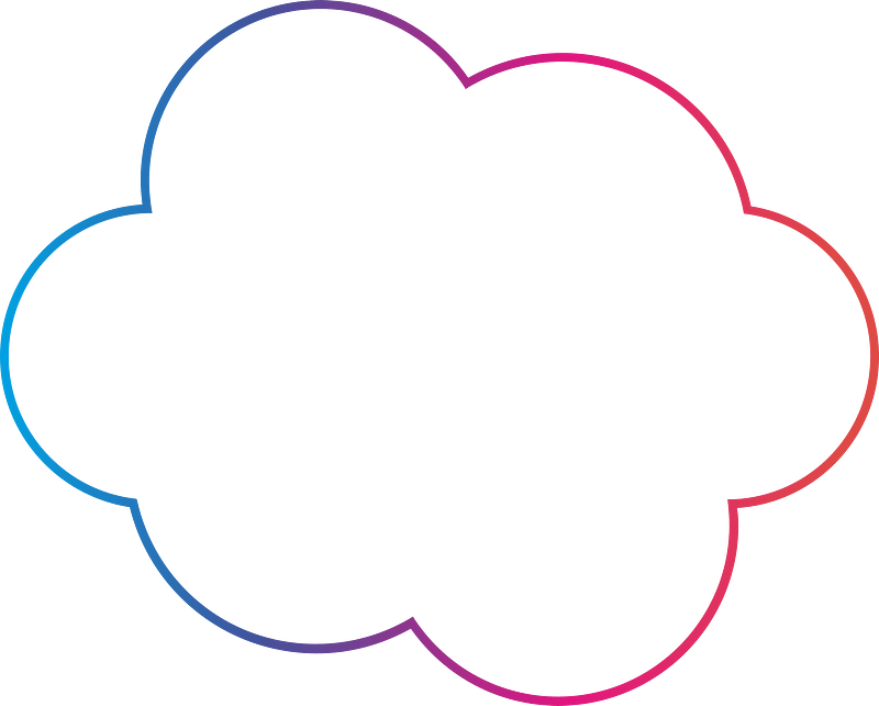 Clouds logo outline clipart. Free download transparent .PNG | Creazilla