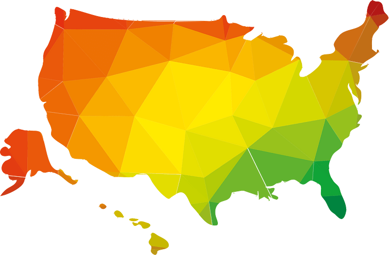 Usa map silhouette clipart. Free download transparent .PNG | Creazilla