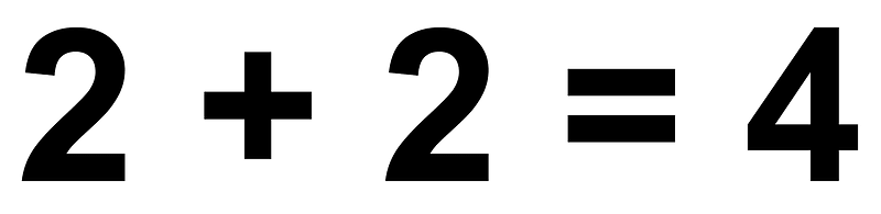 2+2 clipart. Free download transparent .PNG | Creazilla