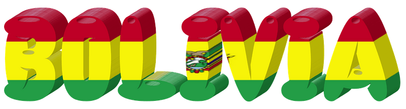 Bolivia lettering with flag clipart. Free download transparent .PNG ...