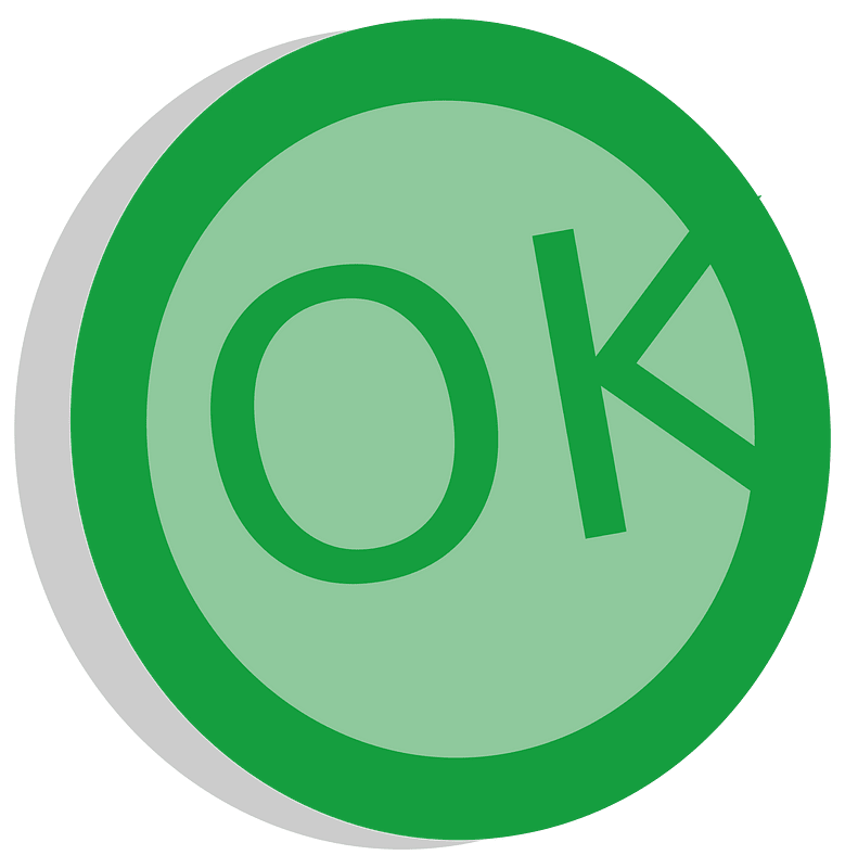 Symbol Circle OK clipart. Free download transparent .PNG | Creazilla