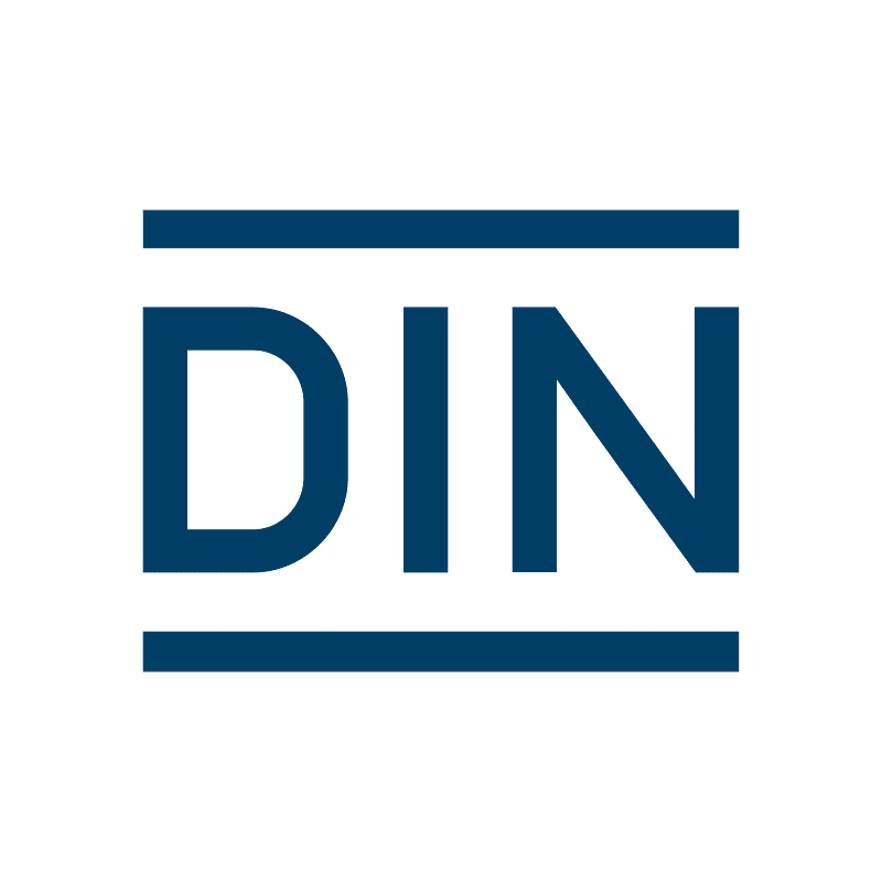 DIN-Logo bordered clipart. Free download transparent .PNG | Creazilla