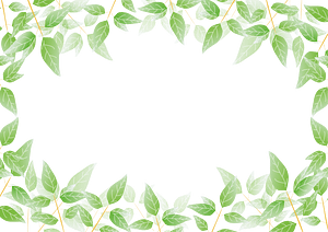 Leaf frame - Free vector clipart images on creazilla.com