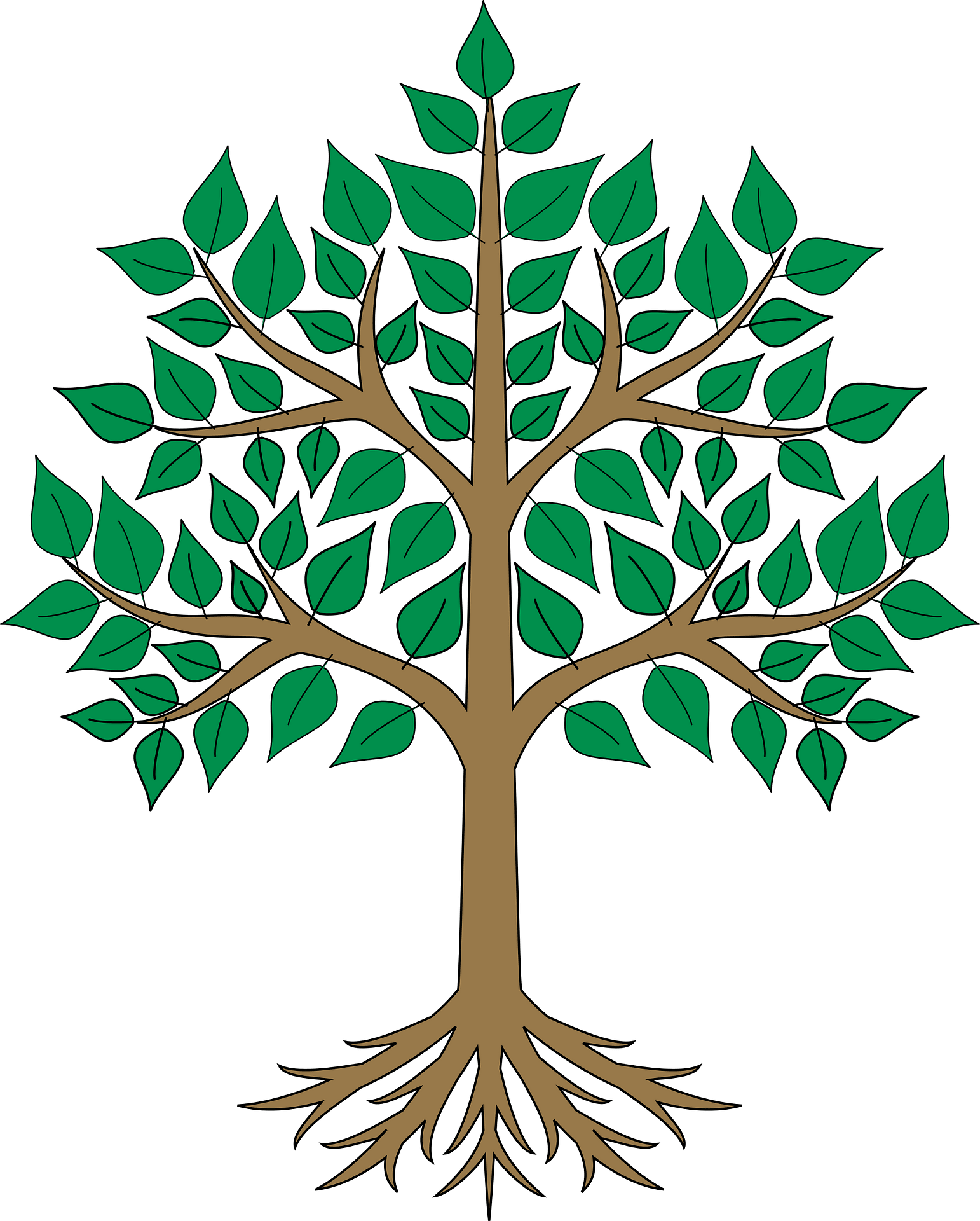 Heraldic Tree Clipart
