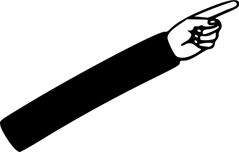 Pointing arm clipart. Free download transparent .PNG | Creazilla