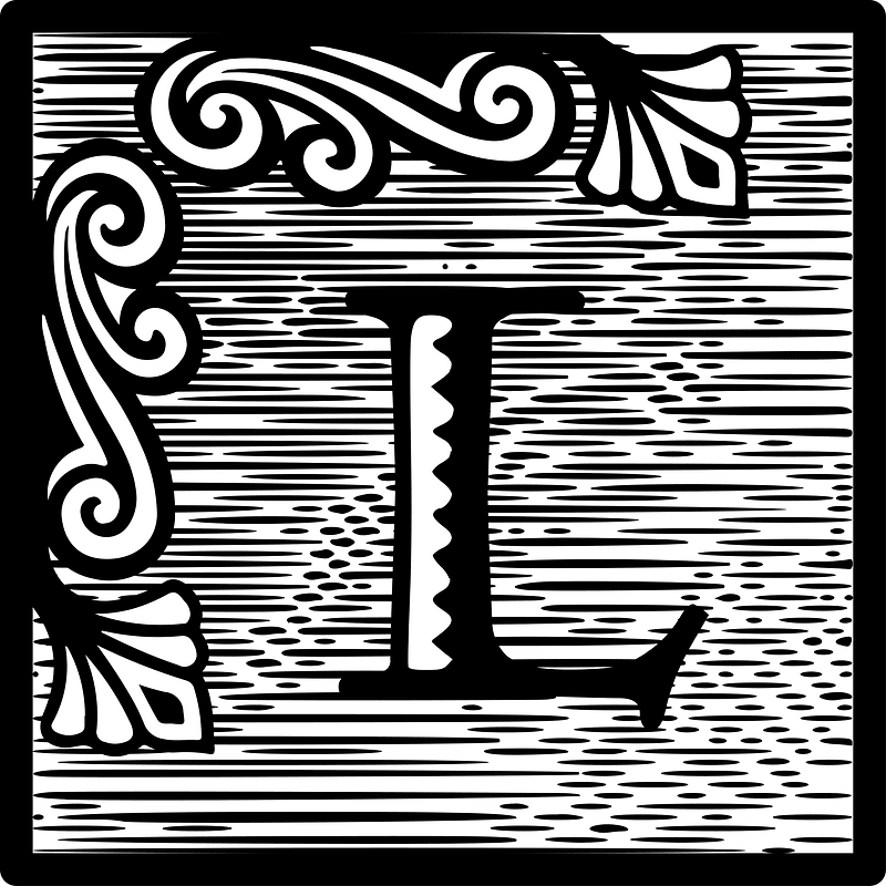 Decorative letter l clipart. Free download transparent .PNG | Creazilla