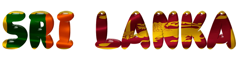 Sri Lanka lettering with flag clipart. Free download transparent .PNG ...