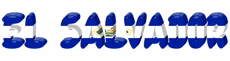 El Salvador lettering with flag - Free vector clipart images on ...