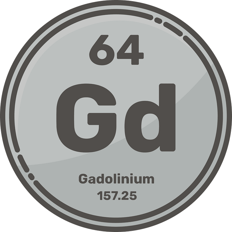 Gadolinium element - Free vector clipart images on creazilla.com