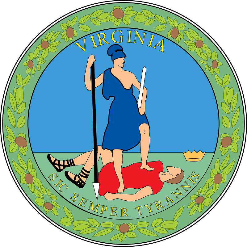 Virginia State Seal clipart. Free download transparent .PNG | Creazilla