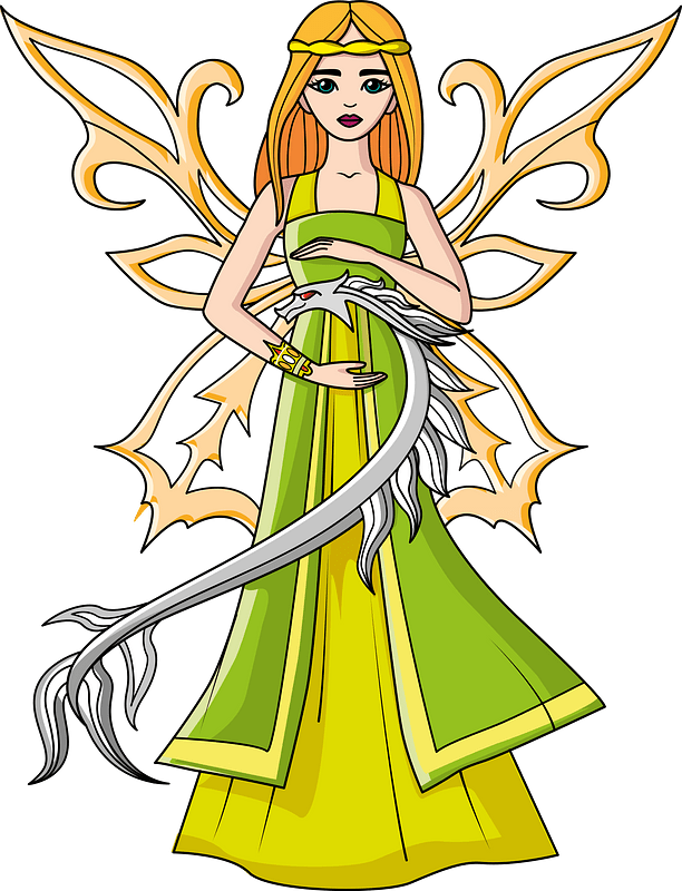 Celtic Fairy - Free vector clipart images on creazilla.com