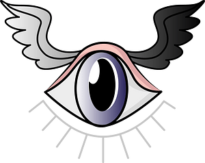 Eye with Wings - Free vector clipart images on creazilla.com