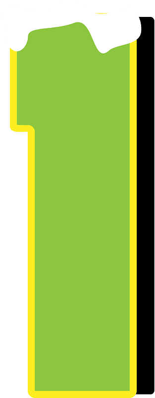 Number 1 clipart. Free download transparent .PNG | Creazilla