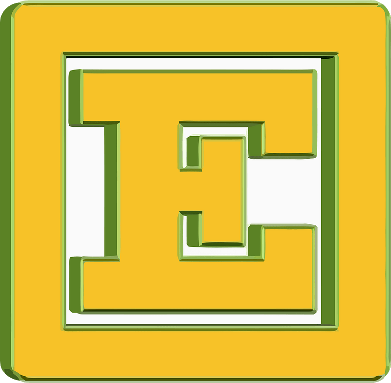 Letter E clipart