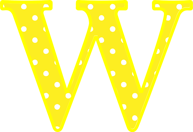 Letter W clipart. Free download transparent .PNG | Creazilla