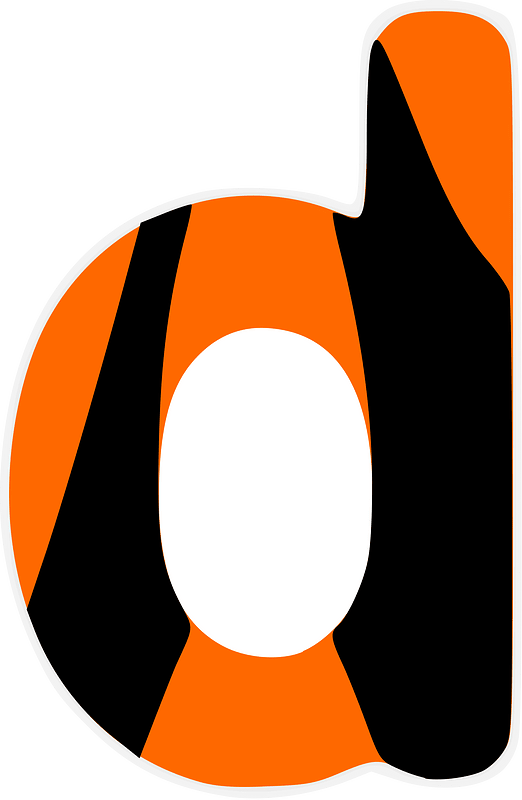 Lowercase Letter D clipart. Free download transparent .PNG | Creazilla