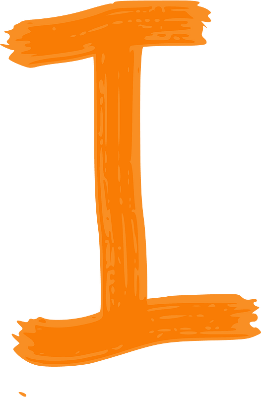 Letter I clipart. Free download transparent .PNG | Creazilla