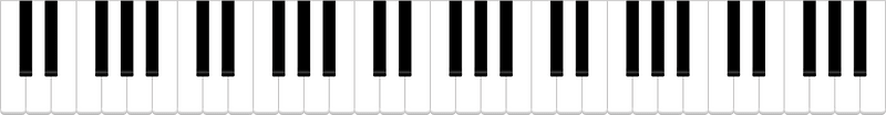 Piano keys clipart. Free download transparent .PNG | Creazilla
