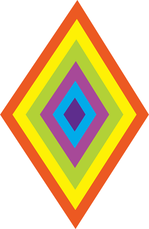 Rhombus clipart. Free download transparent .PNG | Creazilla