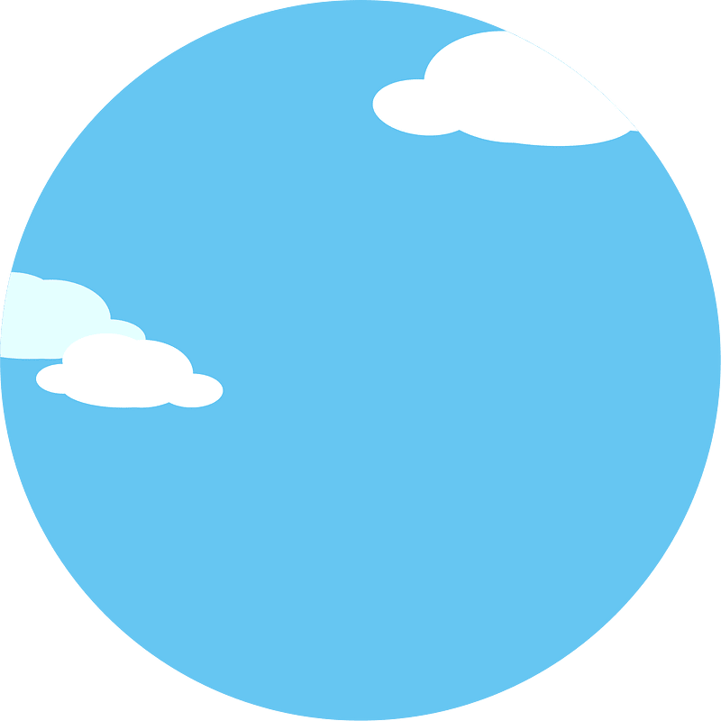 Sky with clouds - Free vector clipart images on creazilla.com