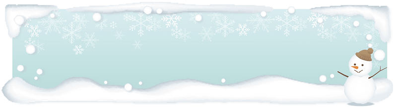 Snowman winter banner - Free vector clipart images on creazilla.com
