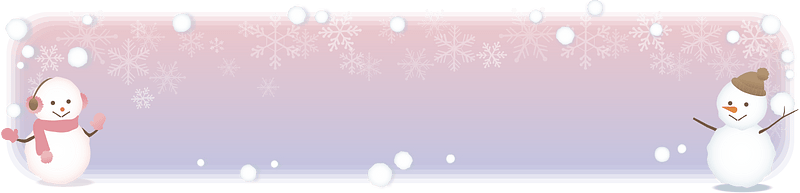 Snowman winter banner clipart. Free download transparent .PNG | Creazilla