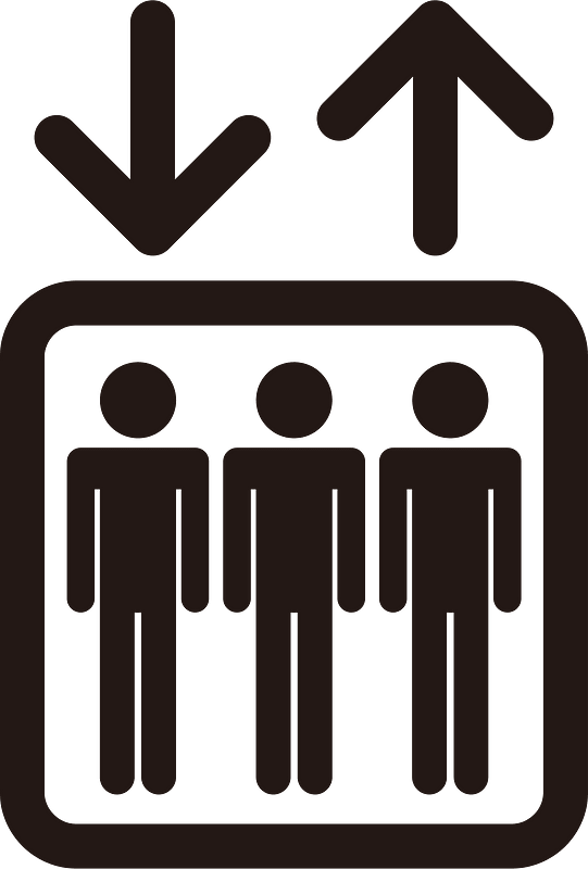 Elevator pictogram clipart. Free download transparent .PNG | Creazilla