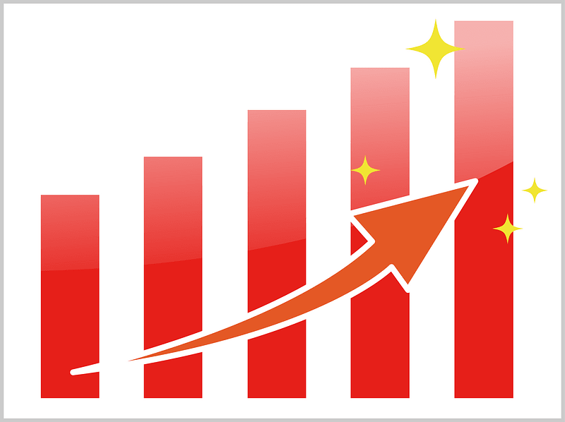 Graph ascending clipart. Free download transparent .PNG | Creazilla