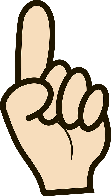 Hand finger clipart. Free download transparent .PNG | Creazilla
