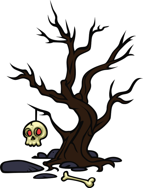 Haunted tree - Free vector clipart images on creazilla.com